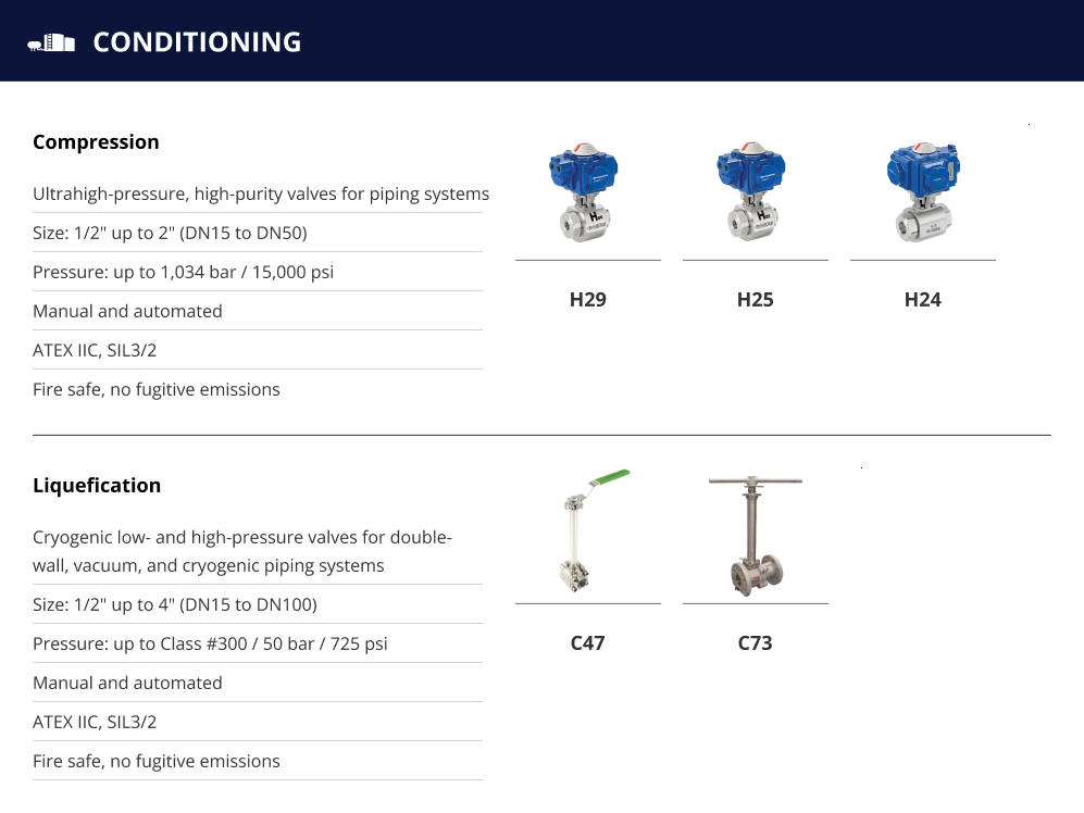 Trusted Valves for Every Process in The Hydrogen Supply Chain